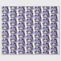 Purple Anime Gaming Girl Wrapping Paper | Zazzle