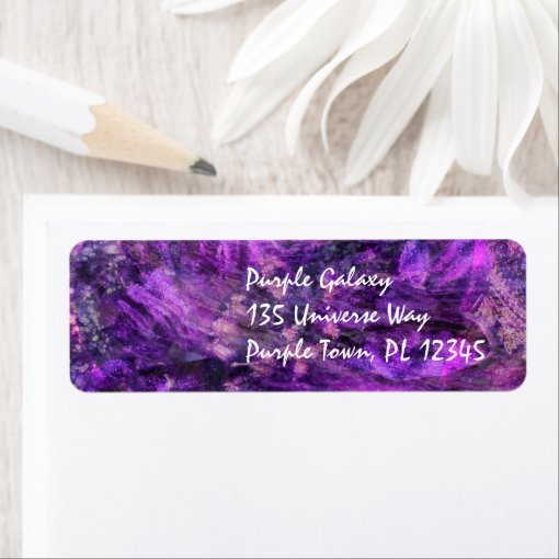 Purple Anything Labels | Zazzle