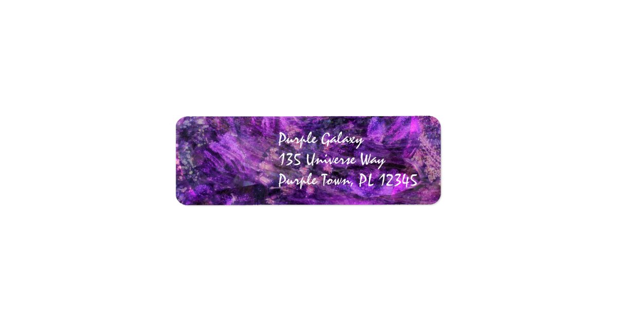 Purple Anything Labels | Zazzle