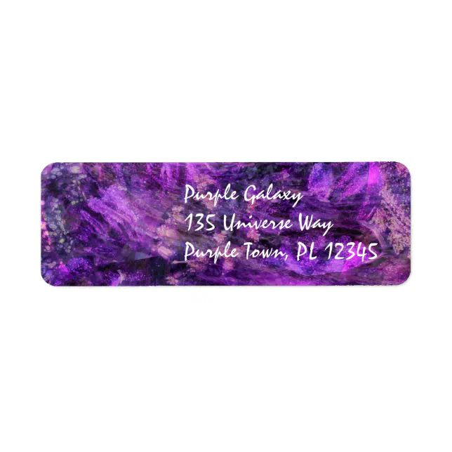 Purple Anything Labels | Zazzle