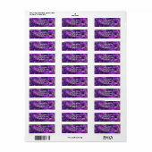 Purple Anything Labels | Zazzle