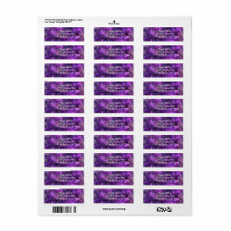 Purple Anything Labels | Zazzle