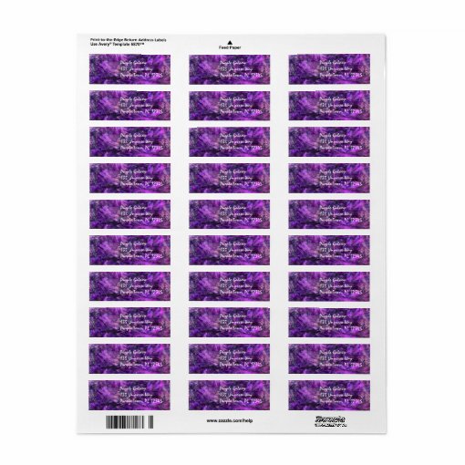 Purple Anything Labels | Zazzle