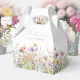 Purple Baby In Bloom Wildflower Baby Shower Gable Favor Boxes | Zazzle