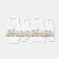 Purple Baby In Bloom Wildflower Baby Shower Gable Favor Boxes | Zazzle