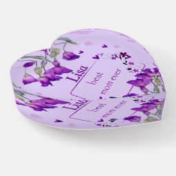 Purple Best Mom Ever - Paperweight | Zazzle