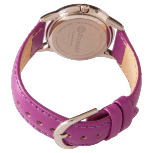 Purple Bitcoin Logo Symbol Cryptocurrency Watch | Zazzle