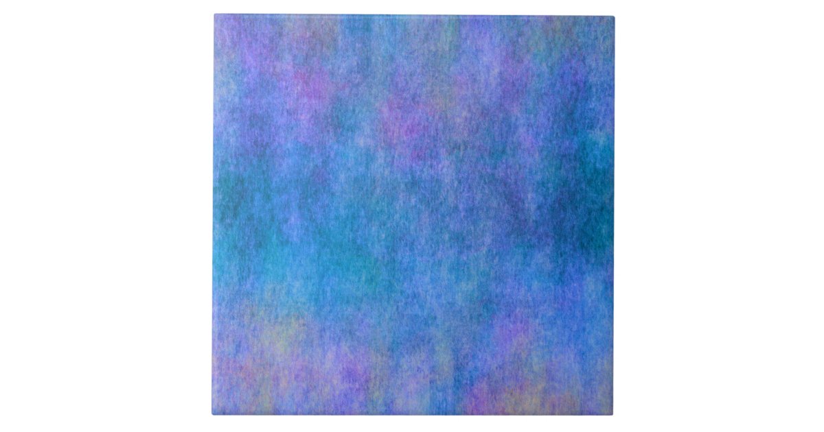 Purple Blue Watercolor Texture Background Tile | Zazzle