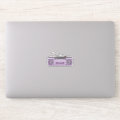 Purple boom box sticker | Zazzle