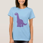 Cute pink dinosaur; Snackosaurus Toddler T-shirt | Zazzle.com