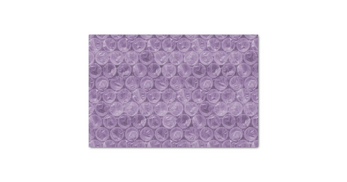 Purple bubble wrap pattern tissue paper | Zazzle