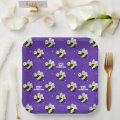 Purple Bumblebee 9 in. Family Reunion Paper Plates | Zazzle