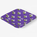 Purple Bumblebee 9 in. Family Reunion Paper Plates | Zazzle