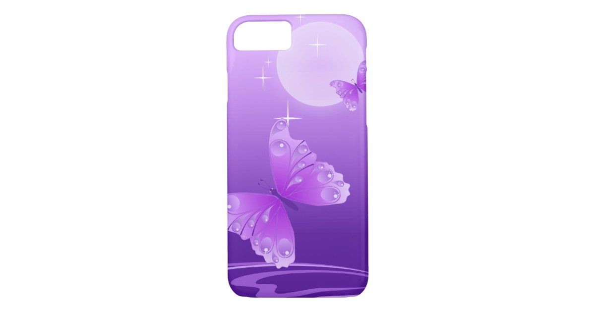 Purple Butterflies Case-Mate iPhone Case | Zazzle