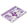 Purple butterfly notebook | Zazzle