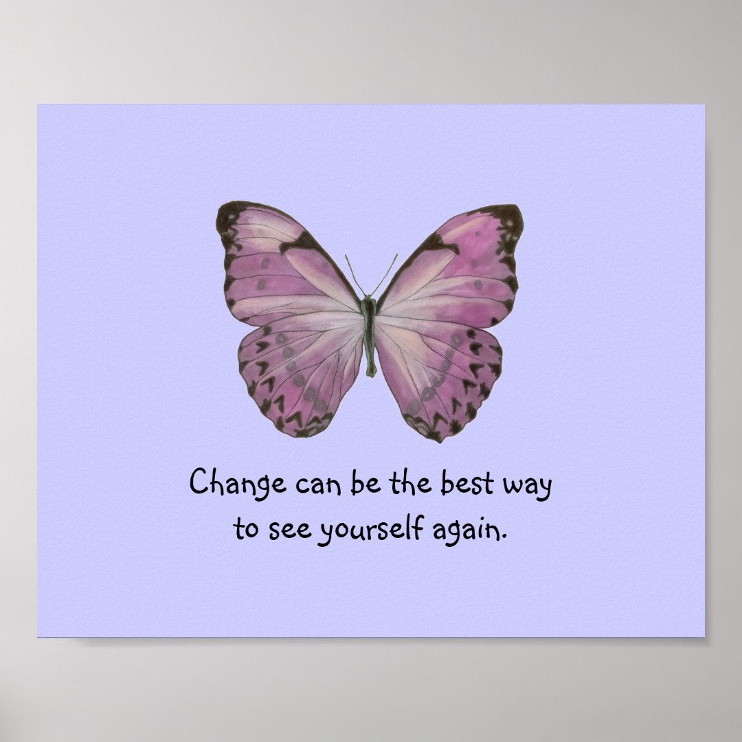 Purple Butterfly Poster | Zazzle