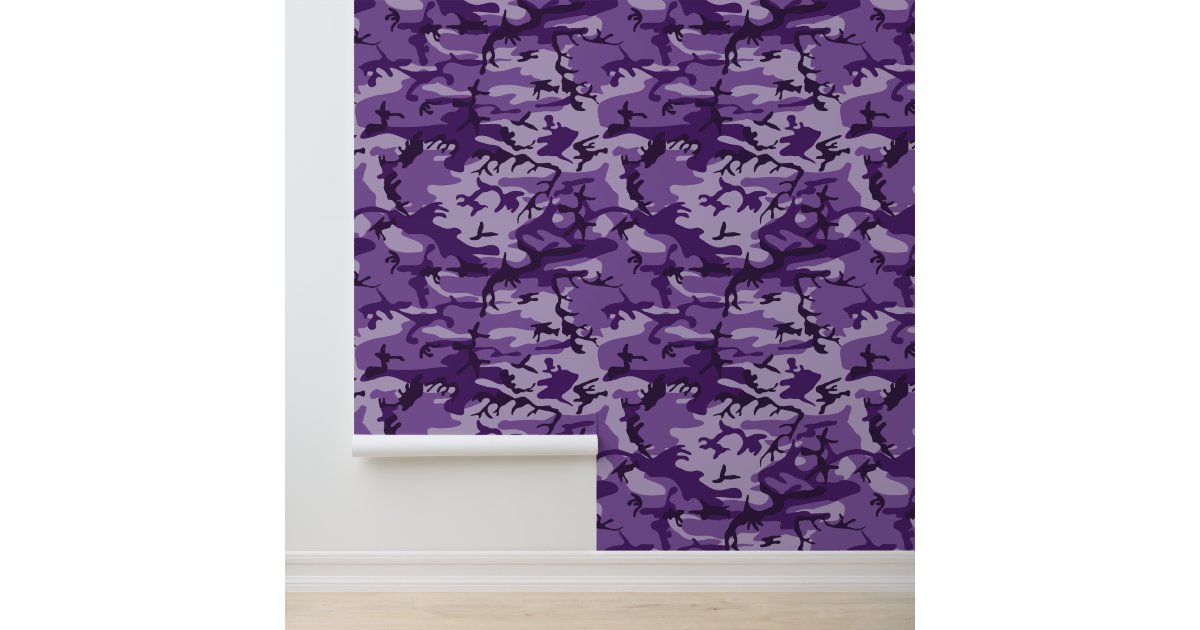 Purple Camouflage, Military, Army Wallpaper | Zazzle