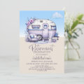 Purple Caravan Retirement Party Invitation | Zazzle
