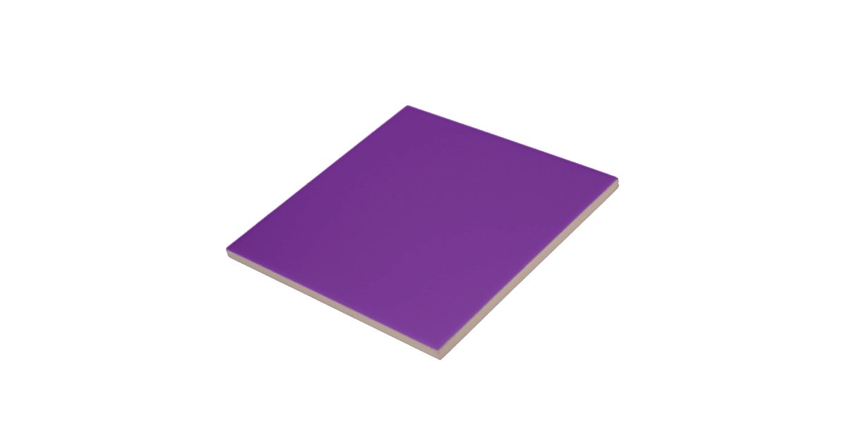 Purple Ceramic Tile | Zazzle