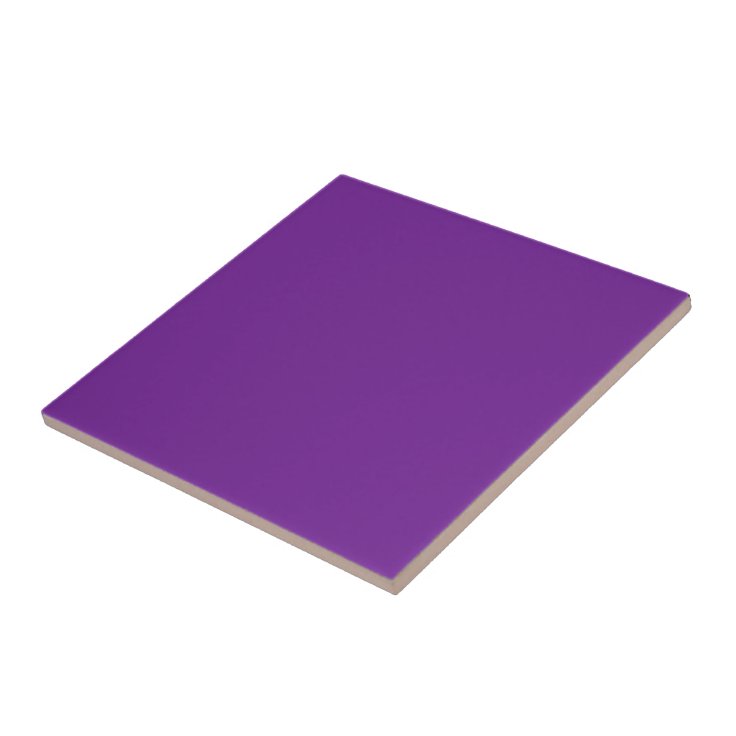 Purple Ceramic Tile | Zazzle