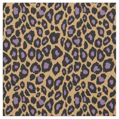 Chic girly light pink cheetah print pattern fabric | Zazzle