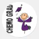 Purple CHEMO GRAD 1 (Pancreatic Cancer) Classic Round Sticker | Zazzle