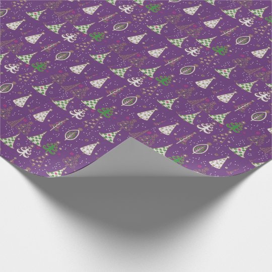 Purple Christmas Wrapping Paper | Zazzle.com