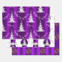 Purple Christmas Wrapping Paper Sheets | Zazzle