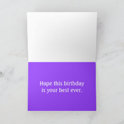 Purple Classic Muscle Car Birthday Bash Card | Zazzle