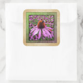 Purple Coneflower Echinacea Wildflower Sticker | Zazzle