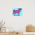Purple Cow Poster | Zazzle