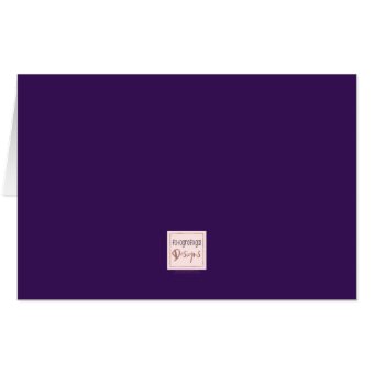Purple Decorative Text 70th Happy Birthday Card | Zazzle