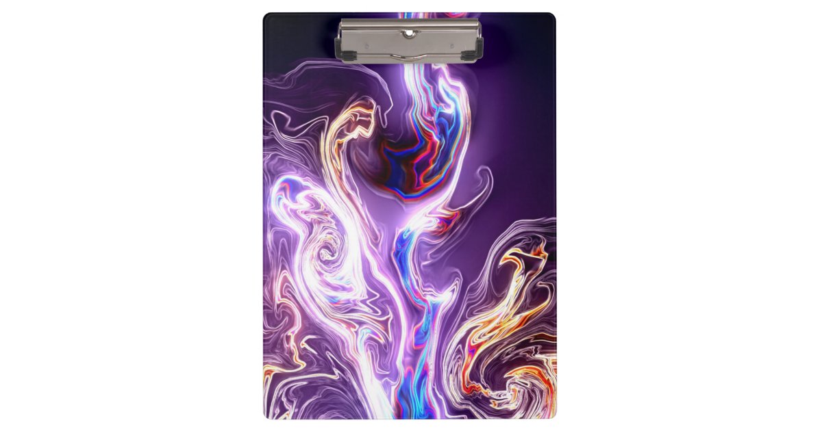 Purple Design Clipboard | Zazzle