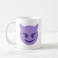 Purple Devil Emoji Coffee Mug | Zazzle