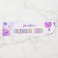 Purple Disco Eras Birthday Water Bottle Label | Zazzle