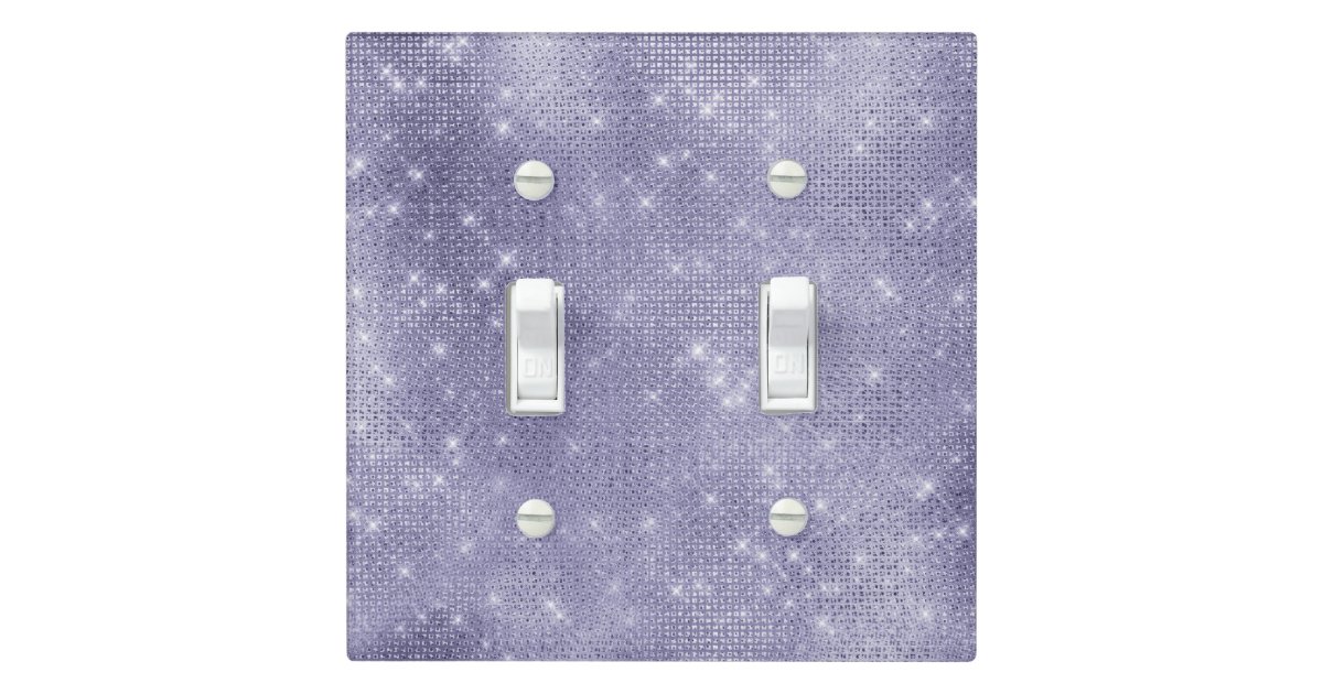 Purple Dream Sparkle Light Switch Cover | Zazzle