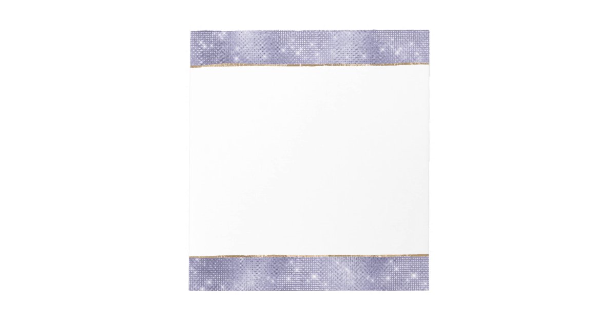 Purple Dream Sparkle Notepad | Zazzle