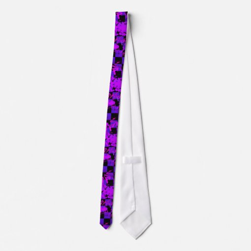 Purple Emo Scene Neck Tie | Zazzle