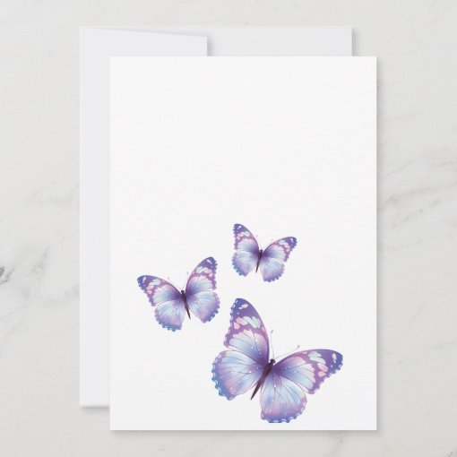Purple enchanted garden fairy baby shower invitation | Zazzle