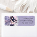 Purple Fairy Fantasy Art Return Address Labels | Zazzle