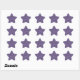 Purple Faux Glitter Star Sticker | Zazzle