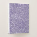Purple Faux Sparkly Glitter Pocket Folder | Zazzle