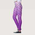 Purple Fibromyalgia Awareness Ribbons Leggings | Zazzle