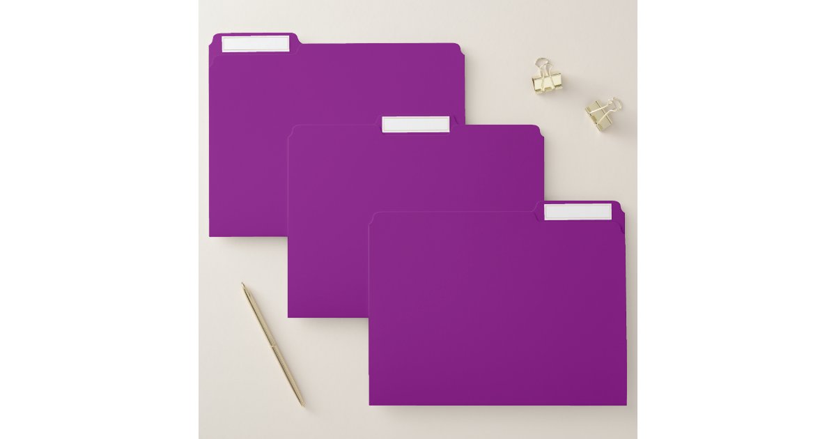 Purple File Folder | Zazzle