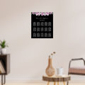Purple Floral 15 Table Seating Chart | Zazzle