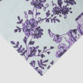 Purple Floral Lace Pattern Tissue Paper | Zazzle