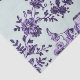 Purple Floral Lace Pattern Tissue Paper | Zazzle