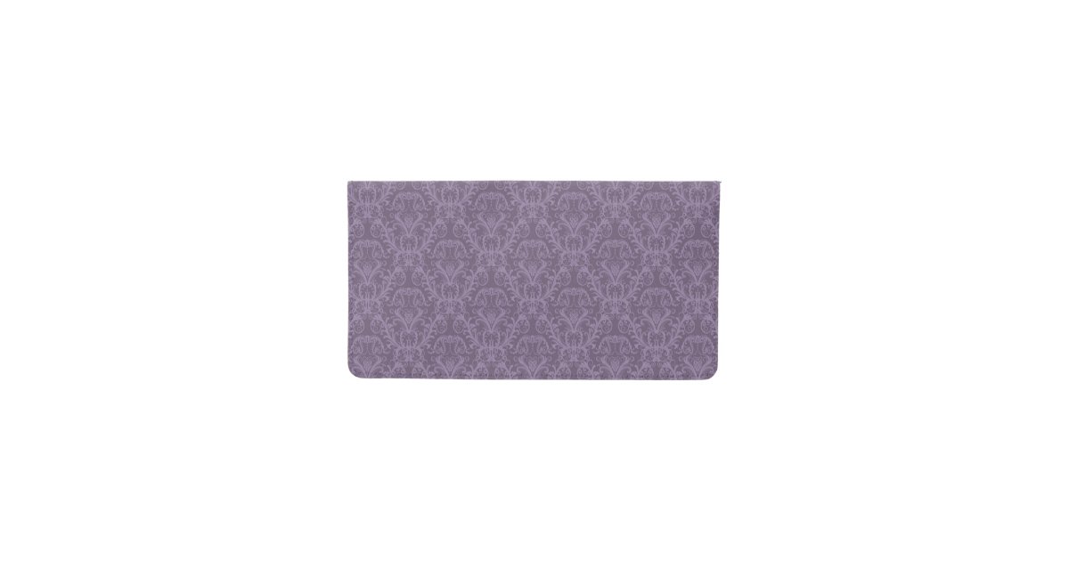 Purple floral wallpaper 2 checkbook cover | Zazzle