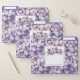 Purple Flower Power w/ Label File Folders | Zazzle