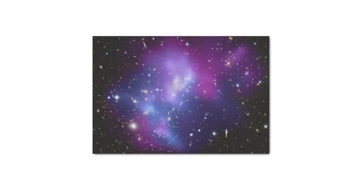 Purple Galaxy Cluster Celestial Tissue Paper | Zazzle